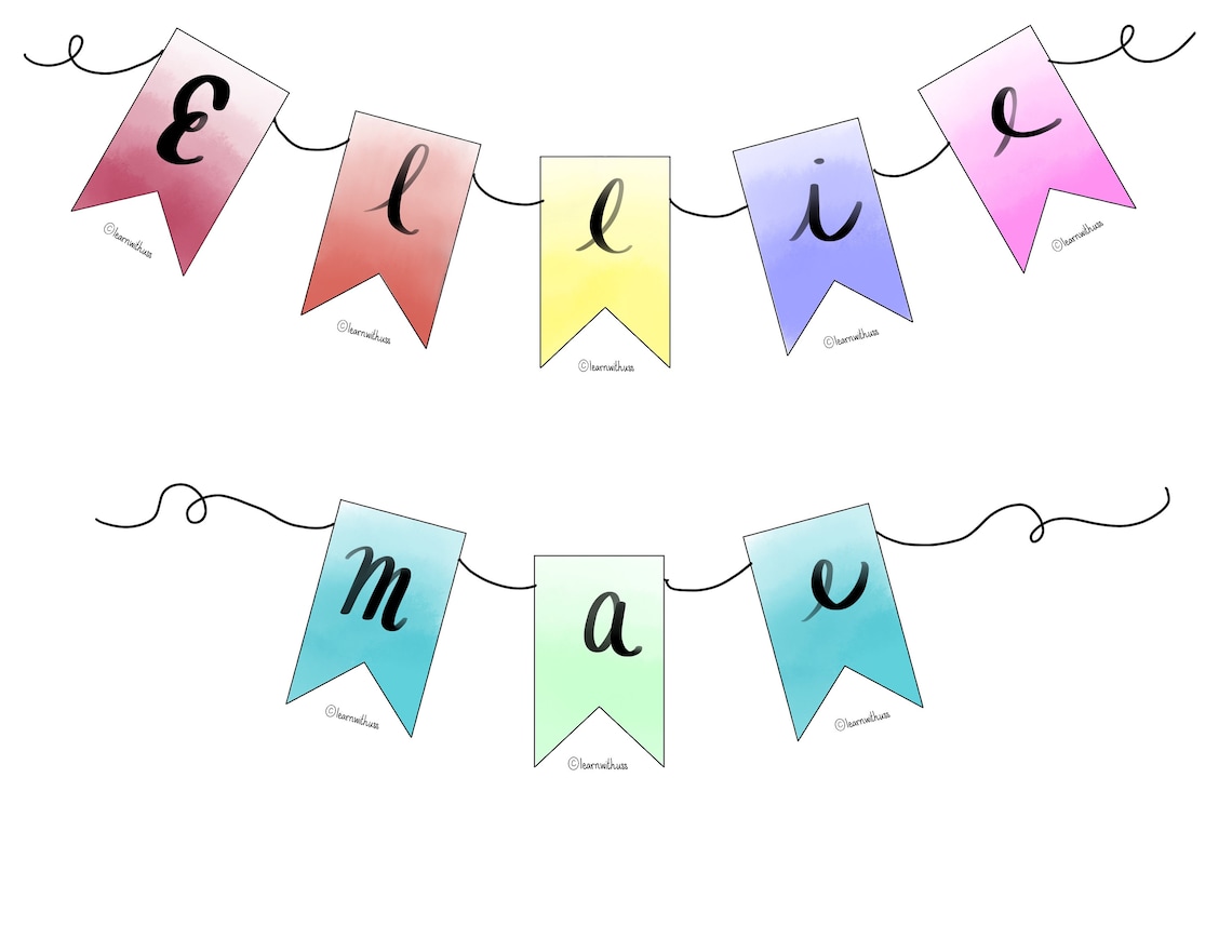 Bright and Bold Traditional Banner Editable - Etsy