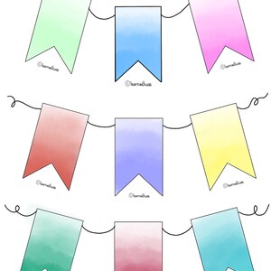 Bright and Bold Traditional Banner Editable - Etsy