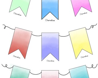 Ombré Dark and Beautiful Traditional Banner Editable - Etsy