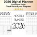 2026 Monthly Planner Printable, To-do List, Goal Tracker , Deadline ...