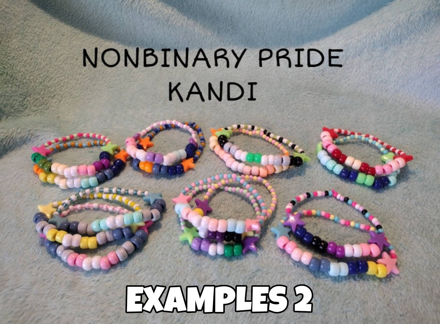 Custom Beaded Pride Flag Bracelets - Etsy