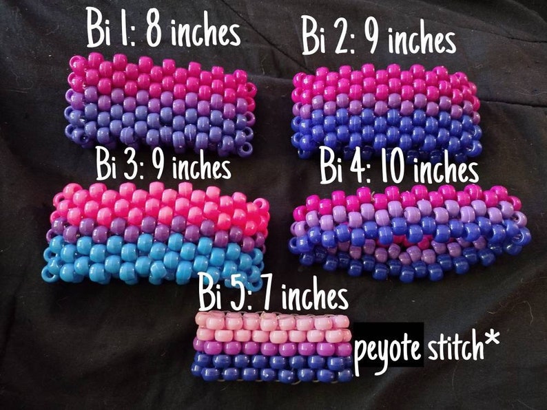 LGBTQ Pride Flag Kandi Cuffs - Etsy