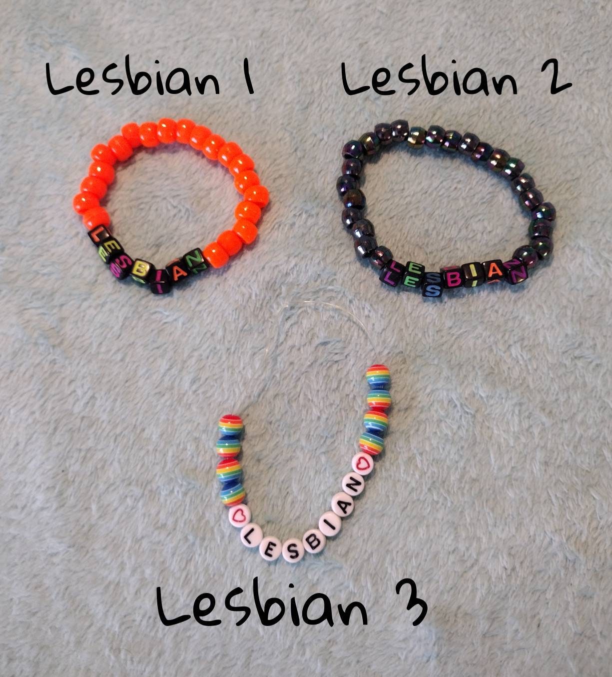 LGBTQ Pride Flag Kandi Singles - Etsy
