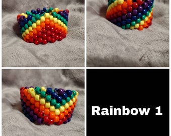 LGBTQ Pride Flag Kandi Cuffs - Etsy