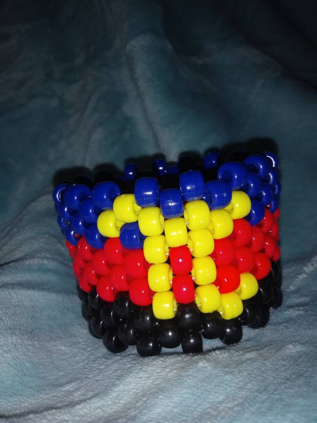 Polyamorous Flag Kandi Cuff - Etsy
