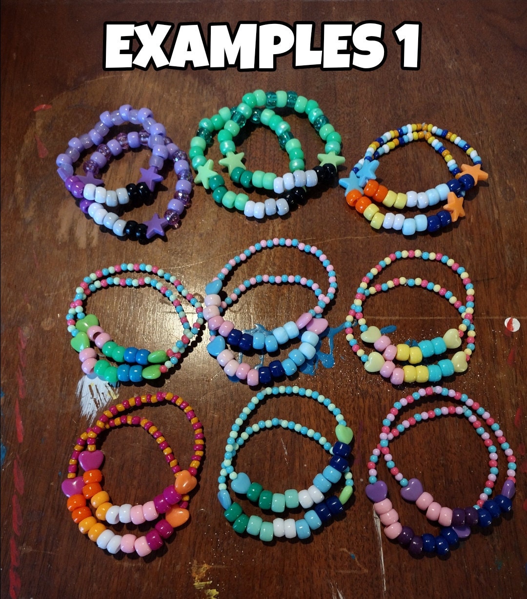 Custom Beaded Pride Flag Bracelets - Etsy