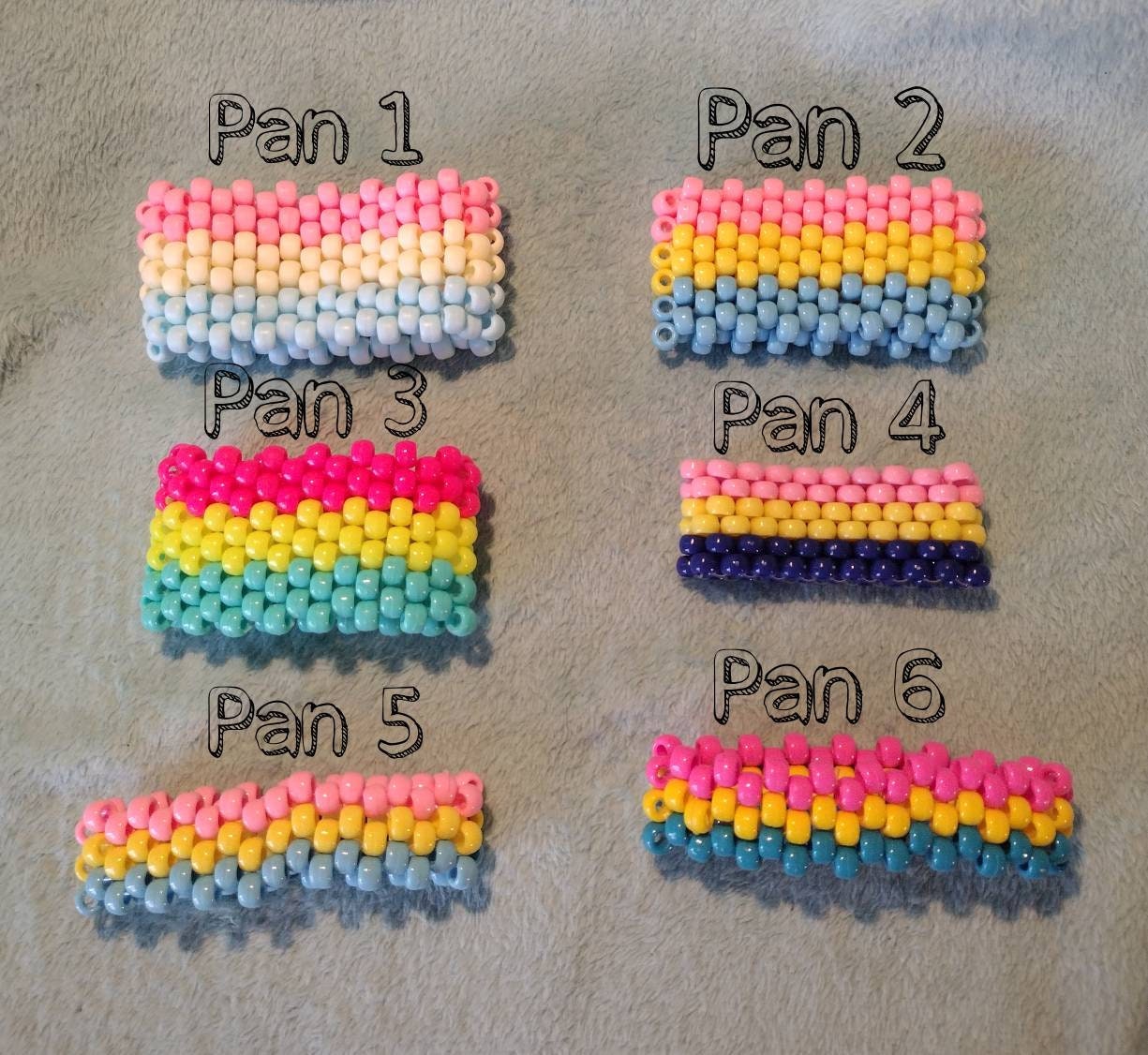 LGBTQ Pride Flag Kandi Cuffs - Etsy