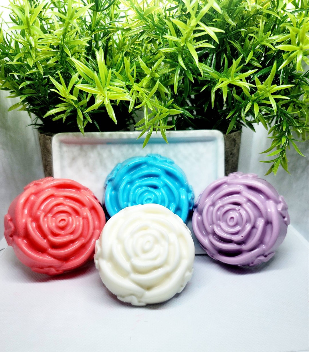Rose Shaped Soap Bar Party Favors Decorative Soap for - Etsy
