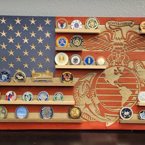 Engineer Castle Challenge Coin Holder Army Engineer USMC - Etsy