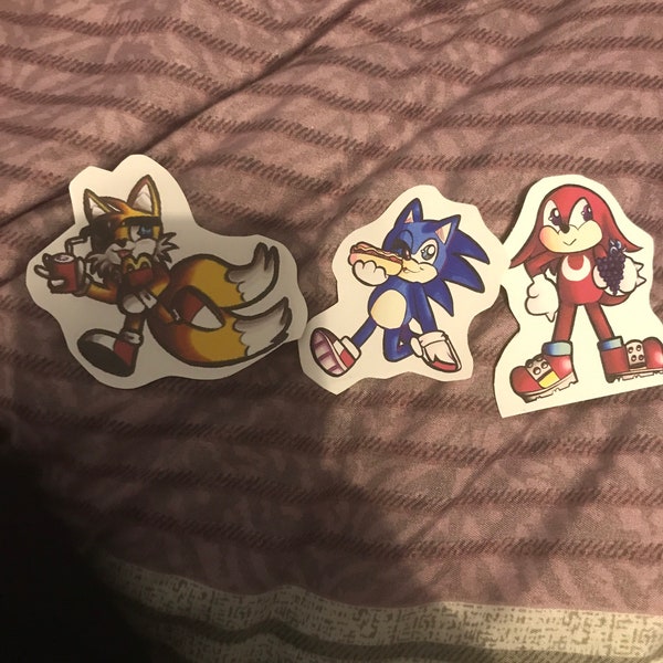 Sonic and Friends Stickers - Etsy