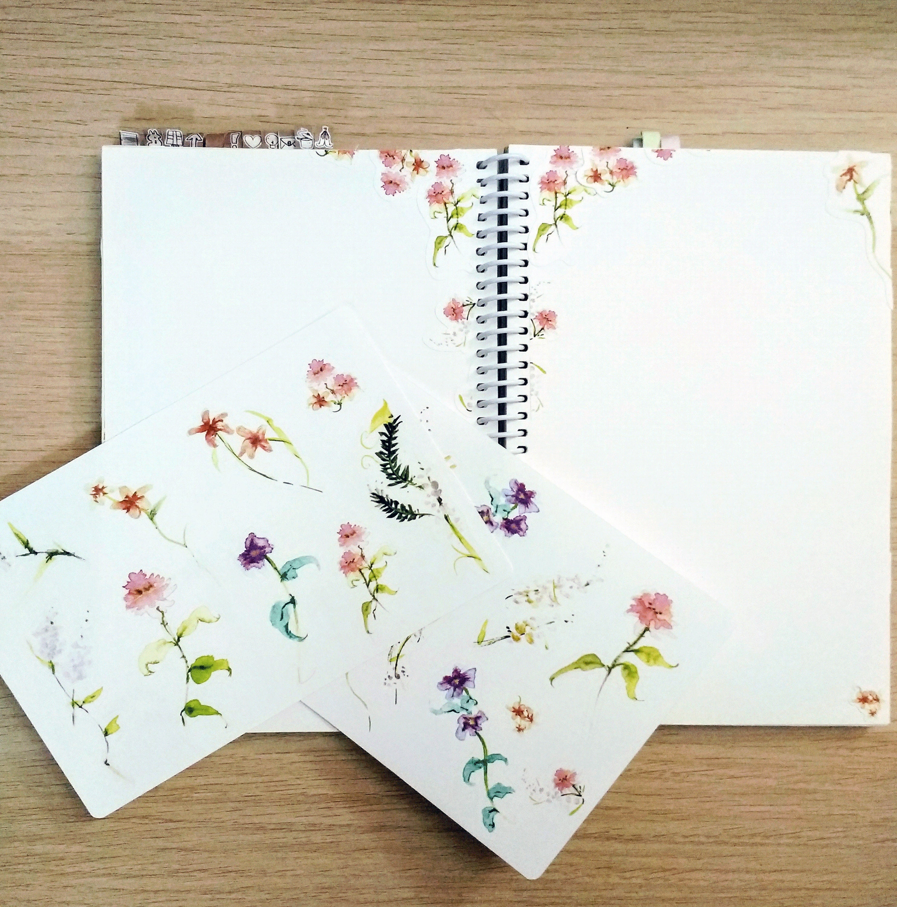 Flower Stickers- Watercolor Flowers | Bullet Journal Stickers, Planner ...