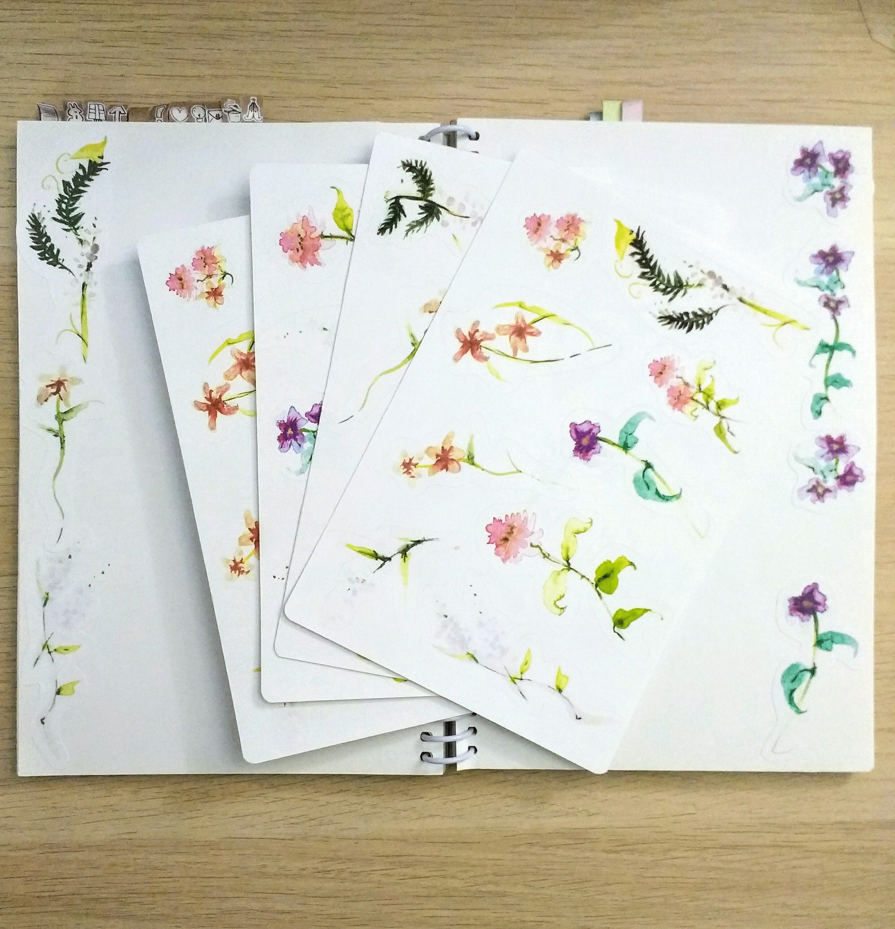 Flower Stickers- Watercolor Flowers | Bullet Journal Stickers, Planner ...