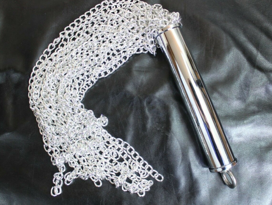 Stainless Steel Chain Flogger Sensual Erotic Bondage Whip Role Play ...