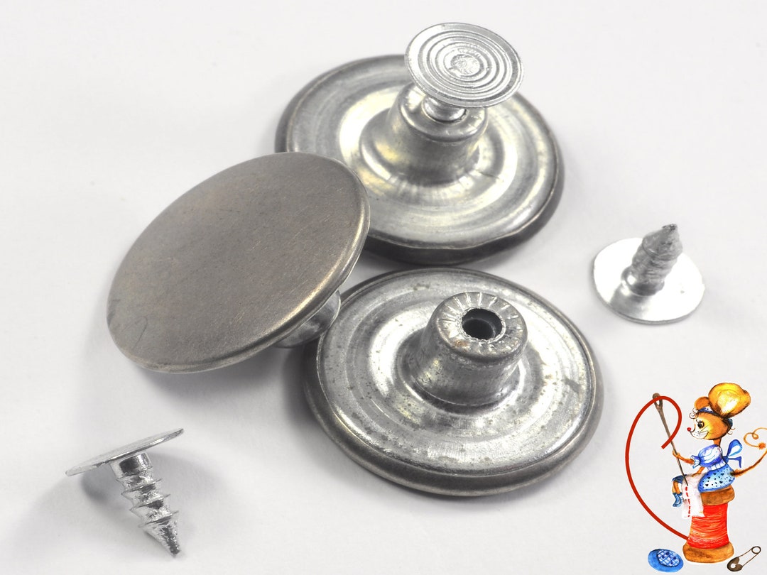 Jeans Button, Button for Jeans, Snap Fastener 20 Mm, Button for ...