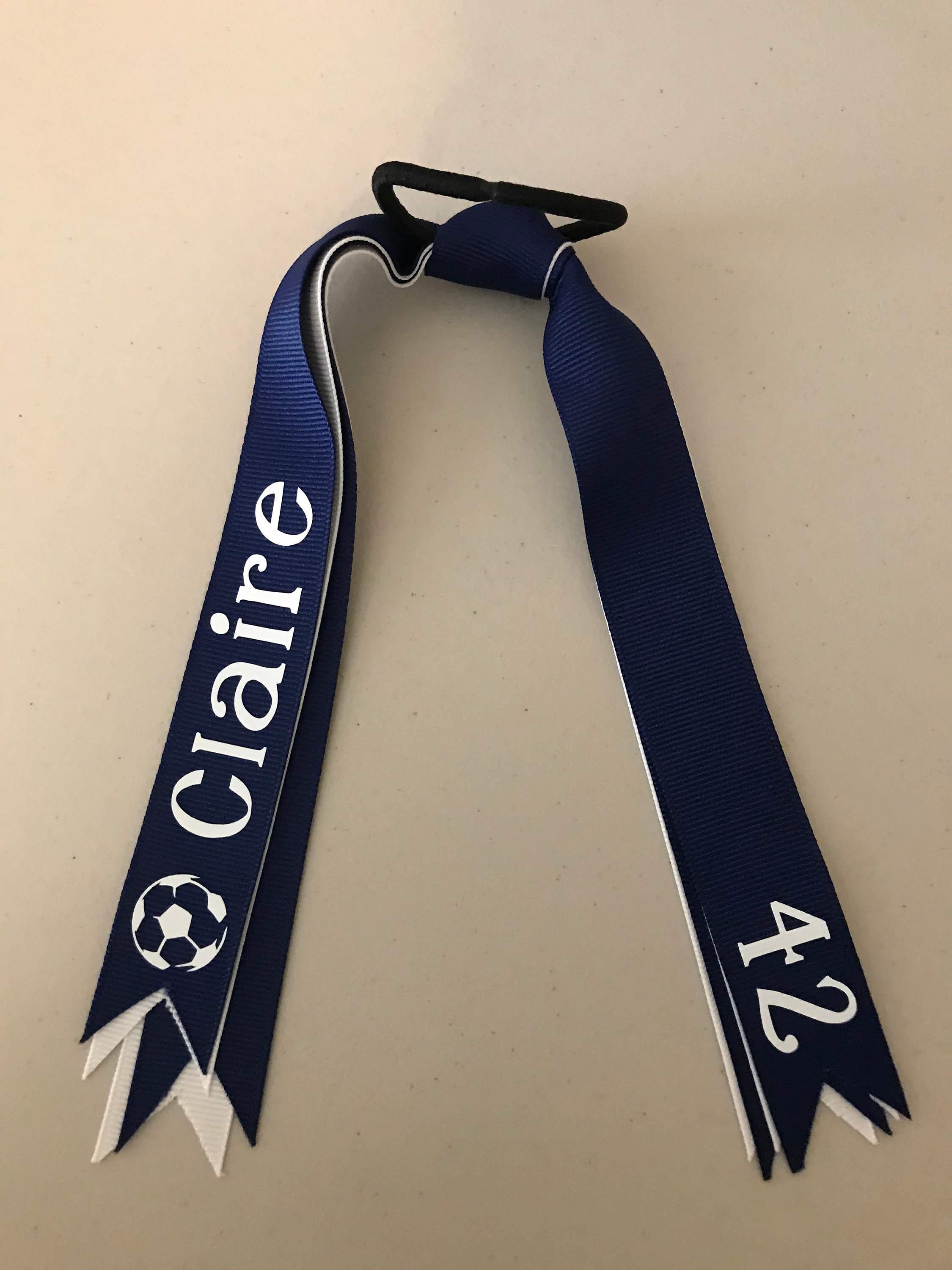 Sporty Tail Soccer Ribbons - Etsy
