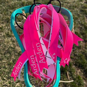 Sporty Tail Lacrosse Ribbons - Etsy