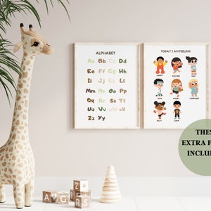 Educational Posters, Montessori Classroom Decor, Set of 8 Educational ...