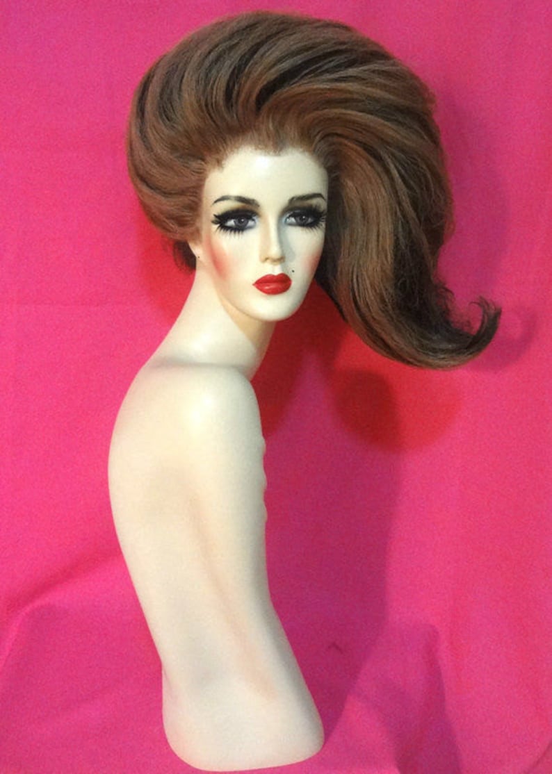 VELMA VON TUSSLE 1960s Hairspray Beehive Styled Costume Wig, Lace Front ...