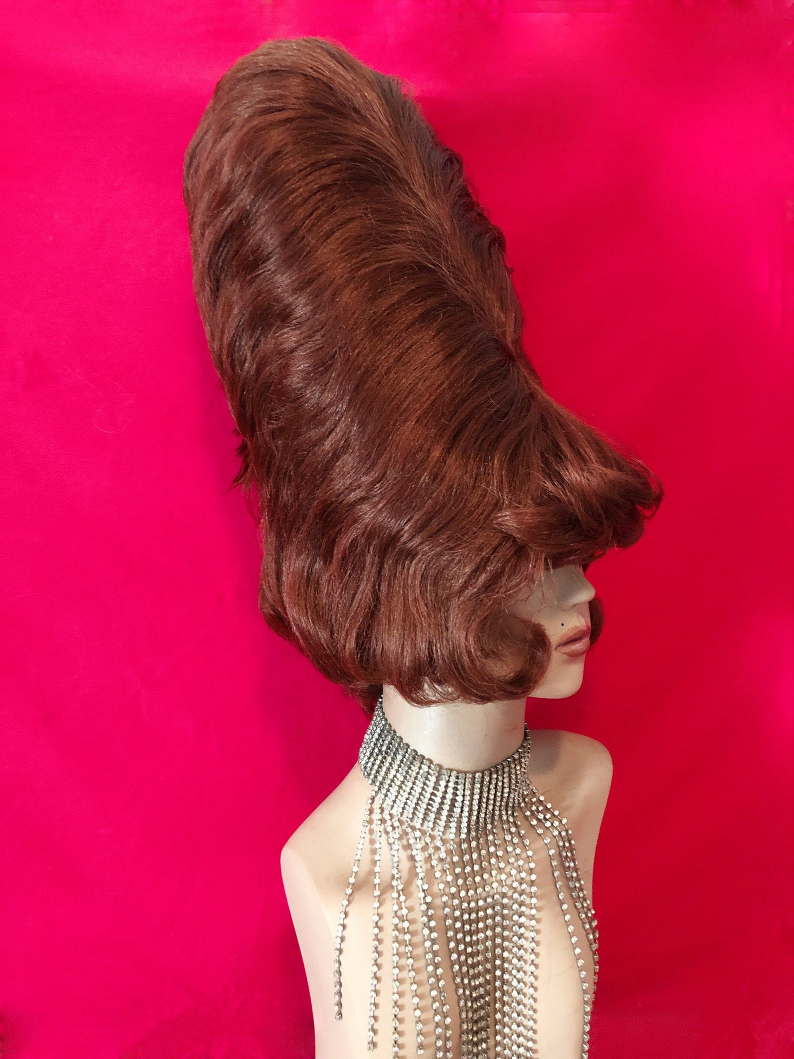 B-52'S GIANT BEEHIVE WIG Drag Queen Wig 1960s Auburn Red - Etsy