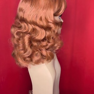 REBA MCENTIRE WIG: Red Mullet Wig W Bangs, 1990s Wig, 2000s Wig ...