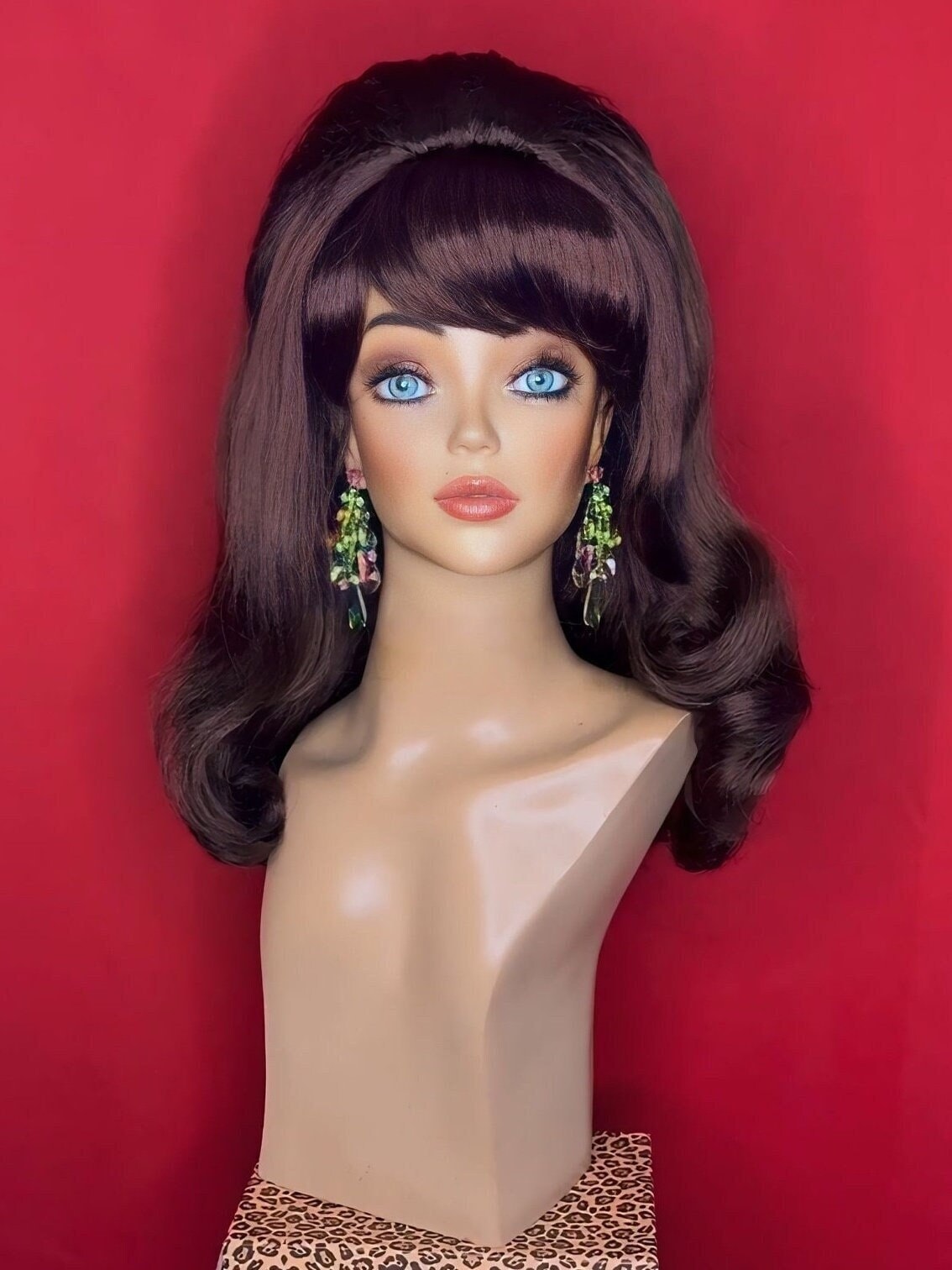 RONNIE SPECTOR 1960s Long Beehive Styled Celebrity Costume Wig, Made to ...