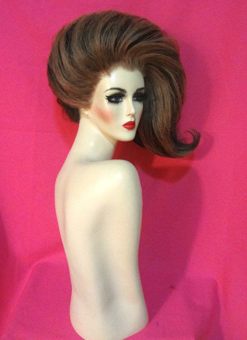VELMA VON TUSSLE 1960s Hairspray Beehive Styled Costume Wig, Lace Front ...