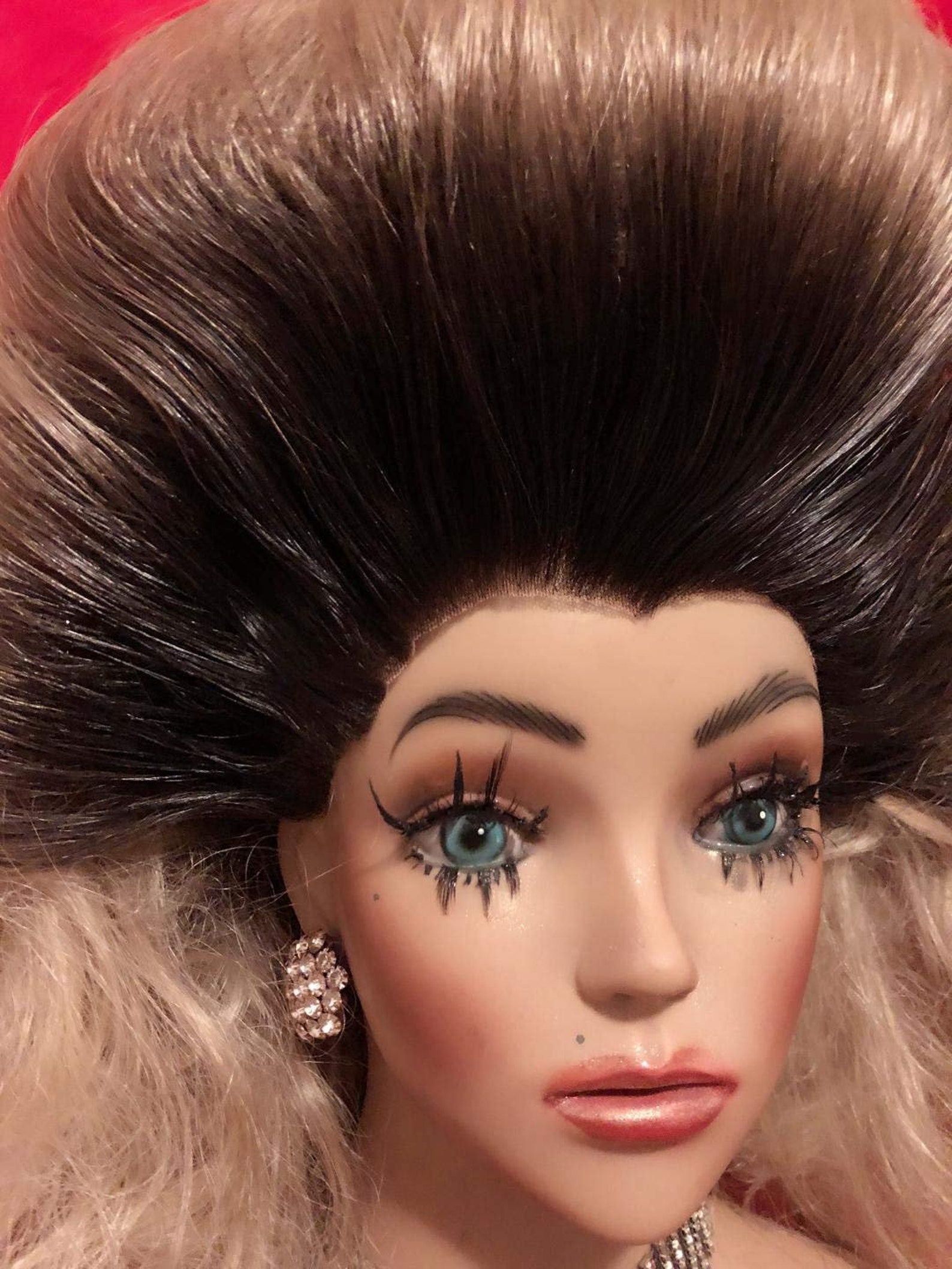 OMBRE BEEHIVE WIG: Lace Front Wig Drag Queen Wig Costume - Etsy