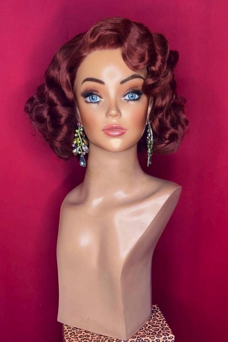 MYRNA LOY 1930s Old Hollywood Styled Costume Wig, Lace Front, Made to ...