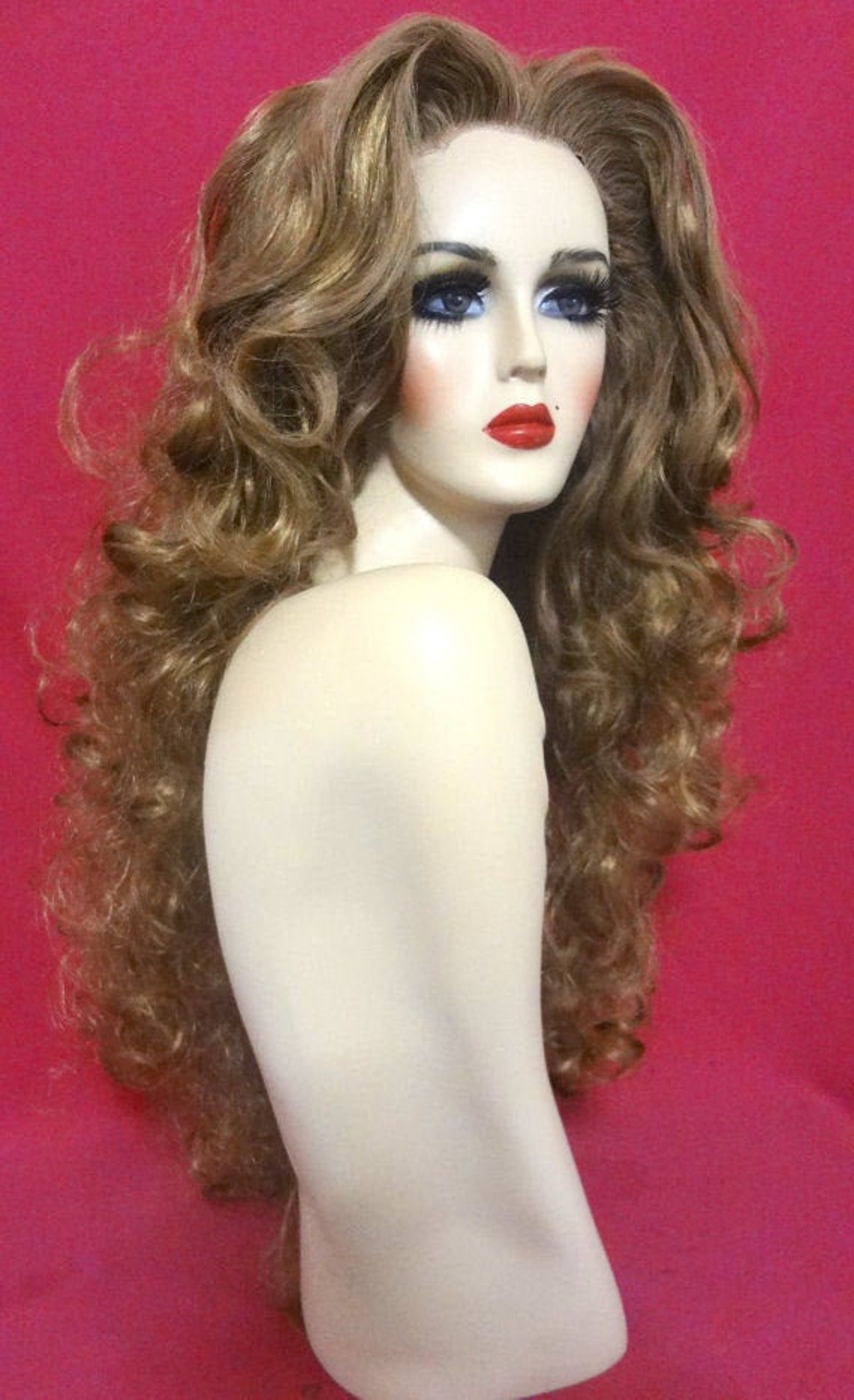 J-LO BEYONCE WIG Lace Front Drag Queen Wig Long Wavy Honey | Etsy