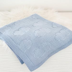 Cloud Baby Blanket Knitting Pattern – Reversible, Elegant & Beginner ...