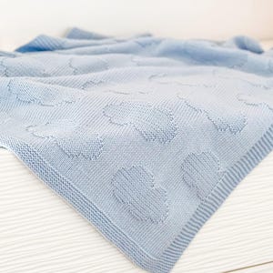 Cloud Baby Blanket Knitting Pattern – Reversible, Elegant & Beginner ...
