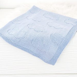 Cloud Baby Blanket Knitting Pattern – Reversible, Elegant & Beginner ...