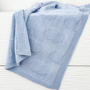 Cloud Baby Blanket Knitting Pattern – Reversible, Elegant & Beginner ...