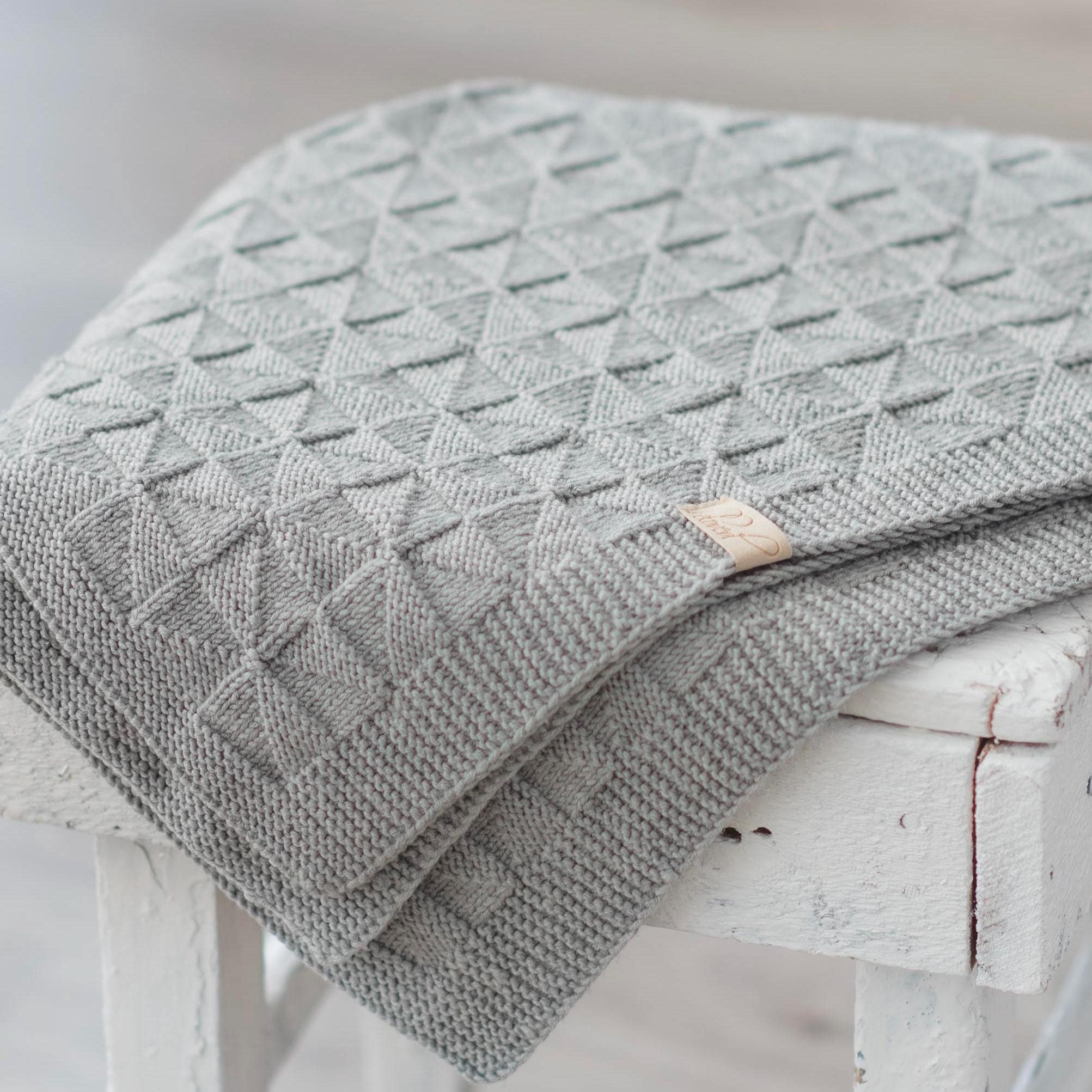 Pinwheel Baby Blanket Knitting Pattern – Easy & Reversible Design, EN ...