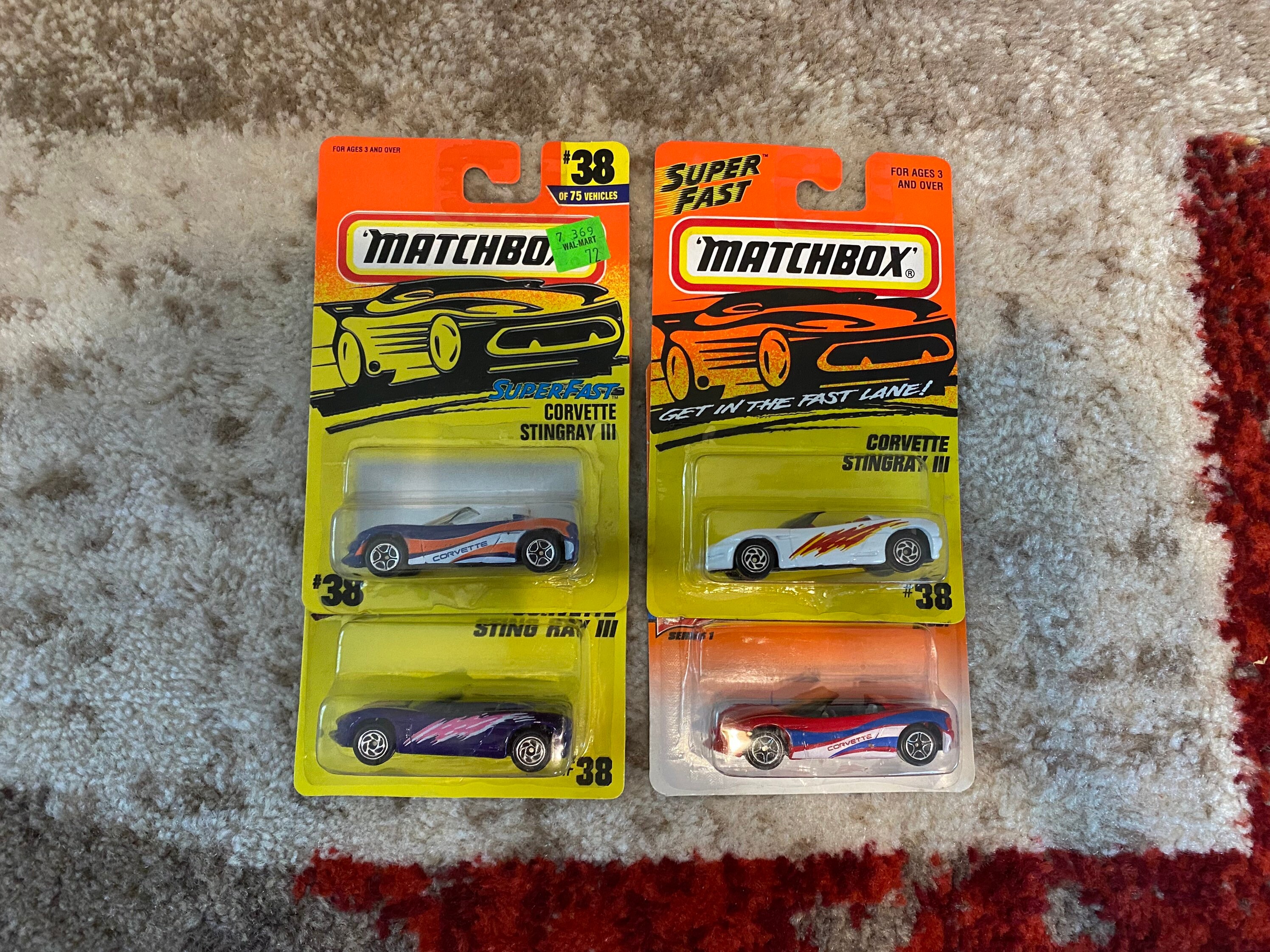 Matchbox Corvette Stingray III Superfast Lot of 4 - Etsy