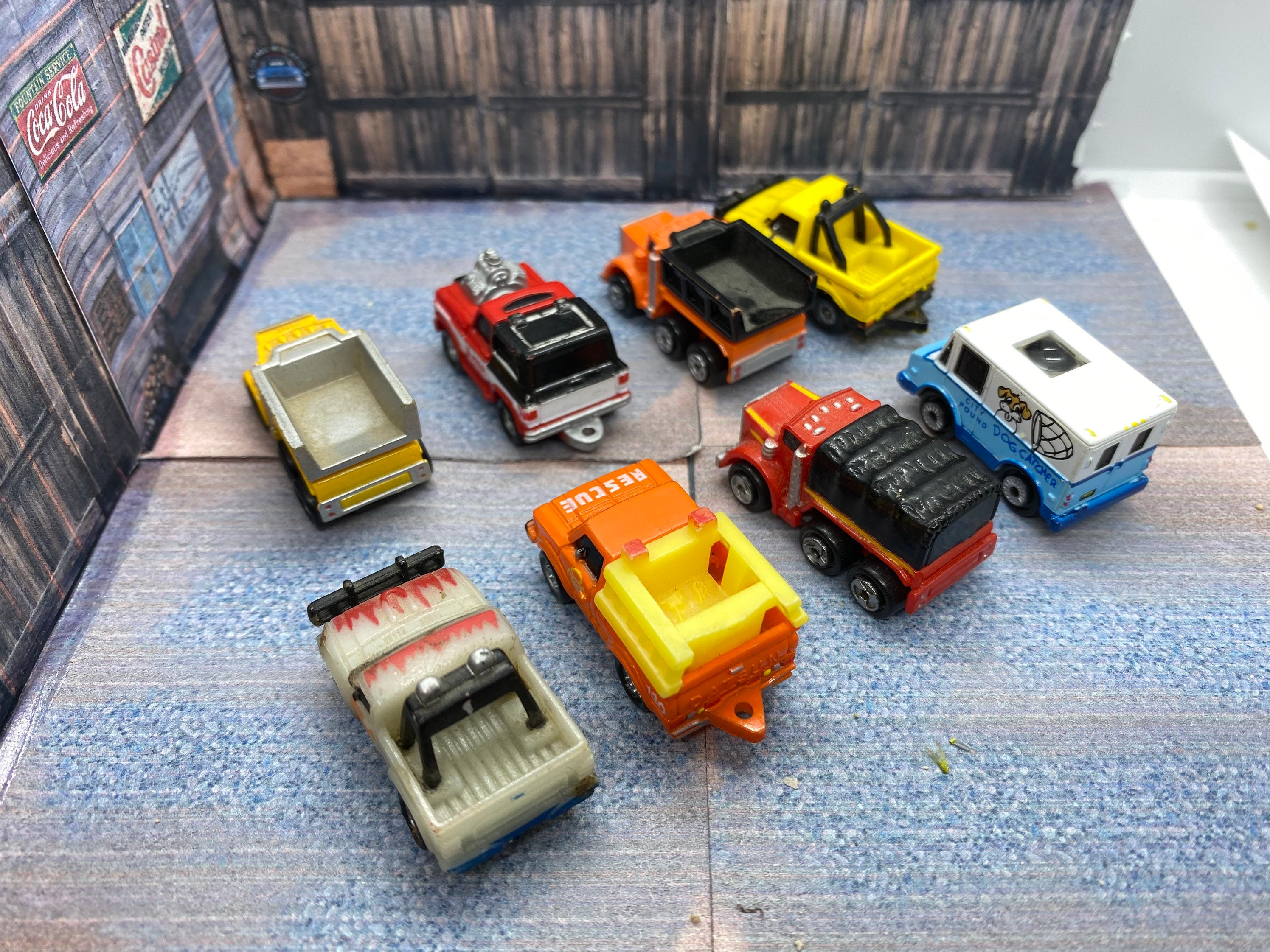 Micro Machines Galoob Lot of 8 Trucks Older Cars | Etsy