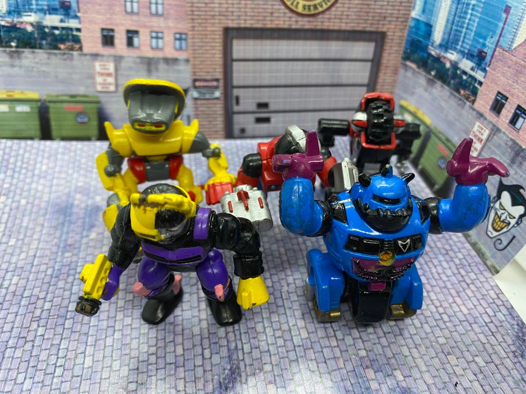 Z-bots Action Figures Robots Micro Machines Vintage Toys Lot - Etsy