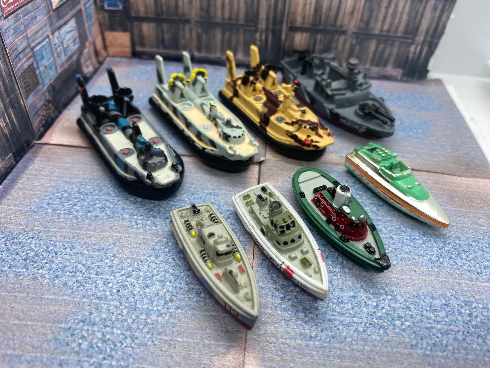 Micro Machines Galoob Lot of 8 Boats Ships Vehicles | Etsy