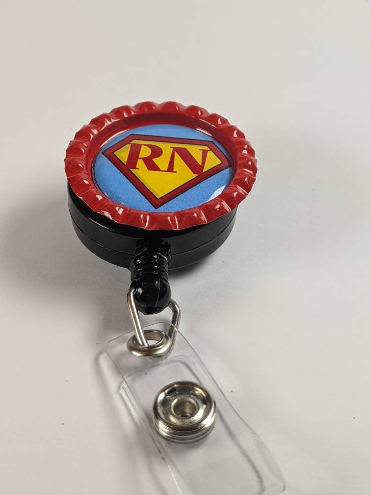 Nurses are Super Heroes / RN Superman Superwoman / Badge Reel | Etsy