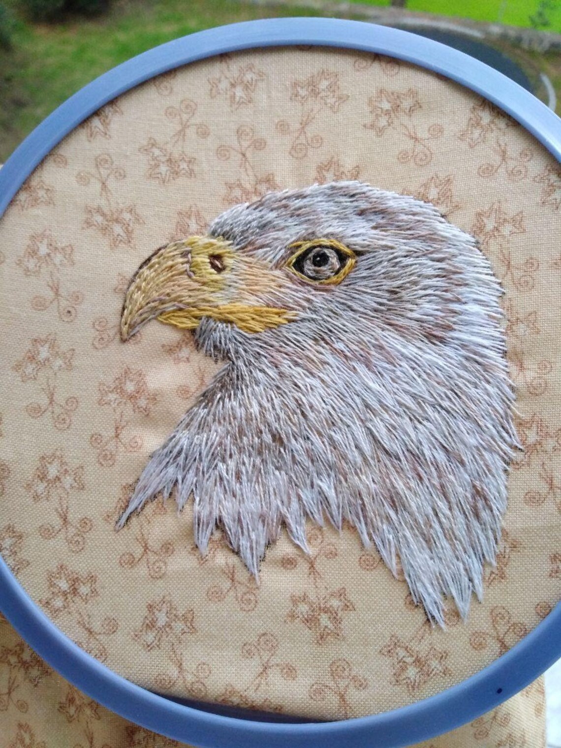 Hand-embroidered Bald Eagle - Etsy