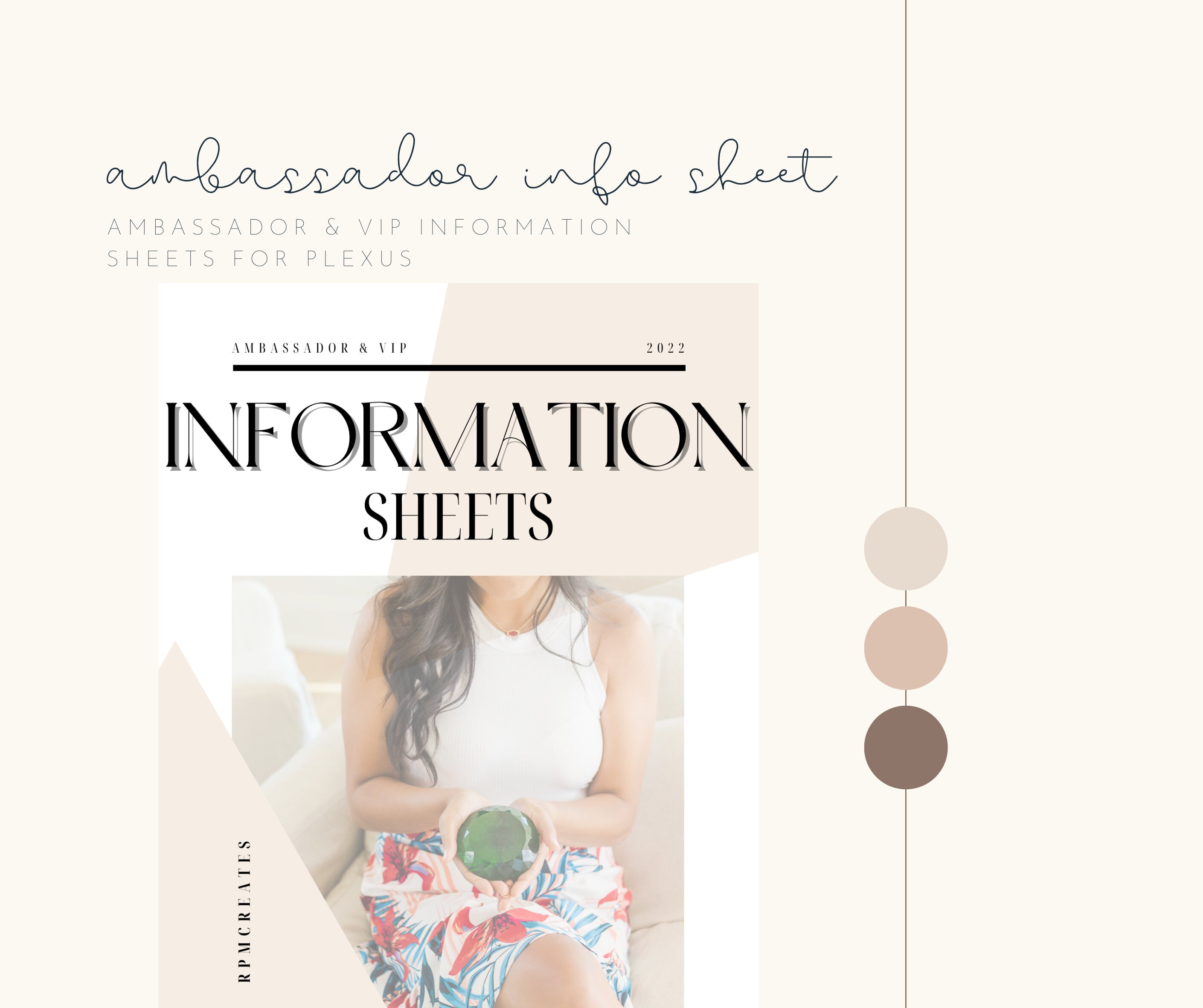 Simple Plexus Ambassador Information Sheet - Etsy