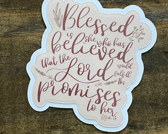 Luke 1 45 | Etsy