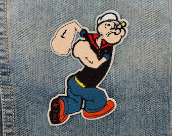 Popeye Iron on Patch Olive Oyl Patches Popeye Patches Iron - Etsy