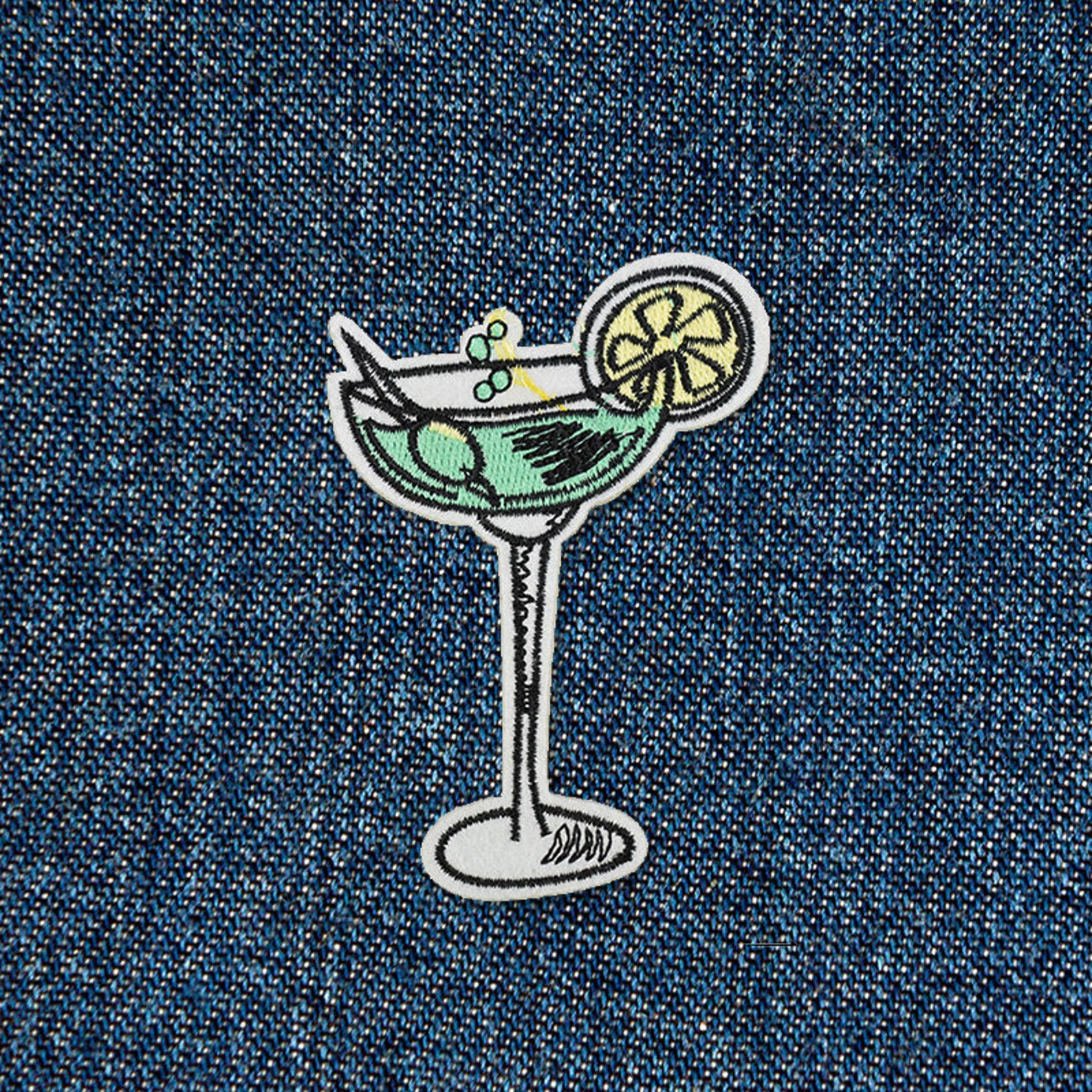 Cocktail Martini Patch / Ironing Image - Etsy México