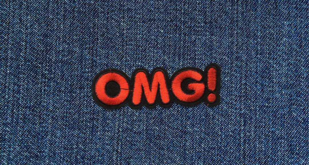 Comic Style OMG Patch - Etsy
