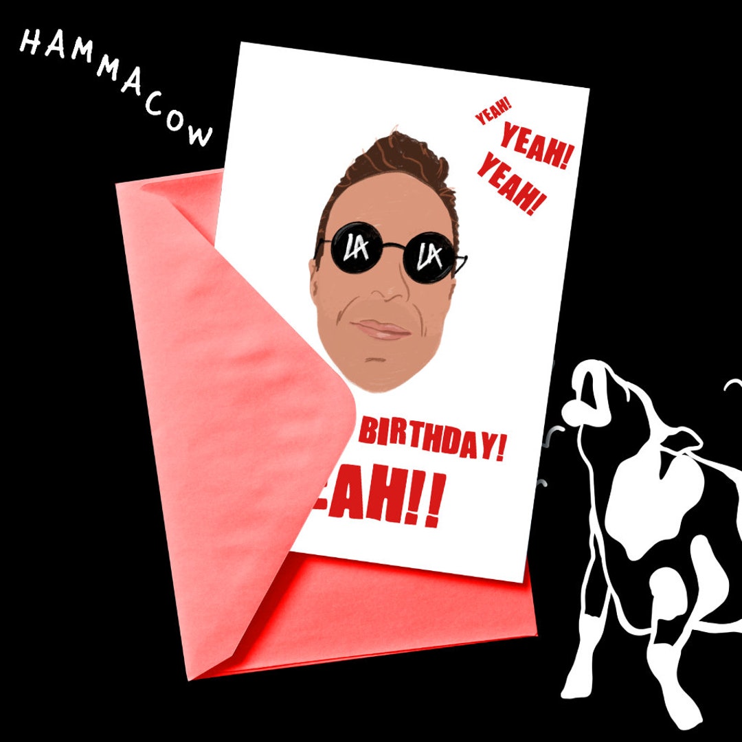 It's Your Birthday YEAH LA Wrestling Inspired A5 Greeting Card - Etsy