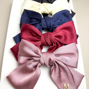 BOW / CUSTOM LETTER Hair Bow, Bow for Women, Personalized Hair ...
