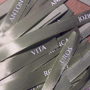 EVENT / Personalized 15 Mm Stemware Ribbon, Party Champagne Glass ...