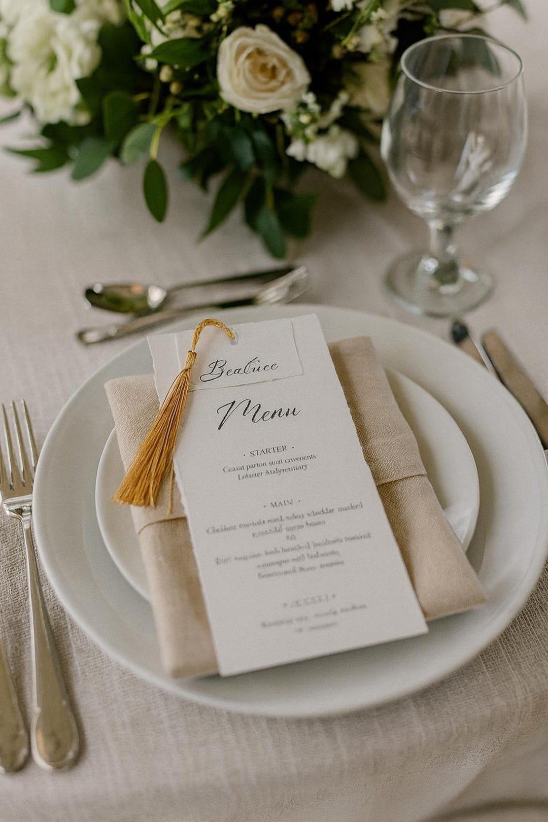 WEDDING / MENU + PLACECARDS — Table Decorations Personalized, Menus ...
