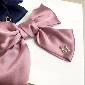 BOW / CUSTOM LETTER Hair Bow, Bow for Women, Personalized Hair ...
